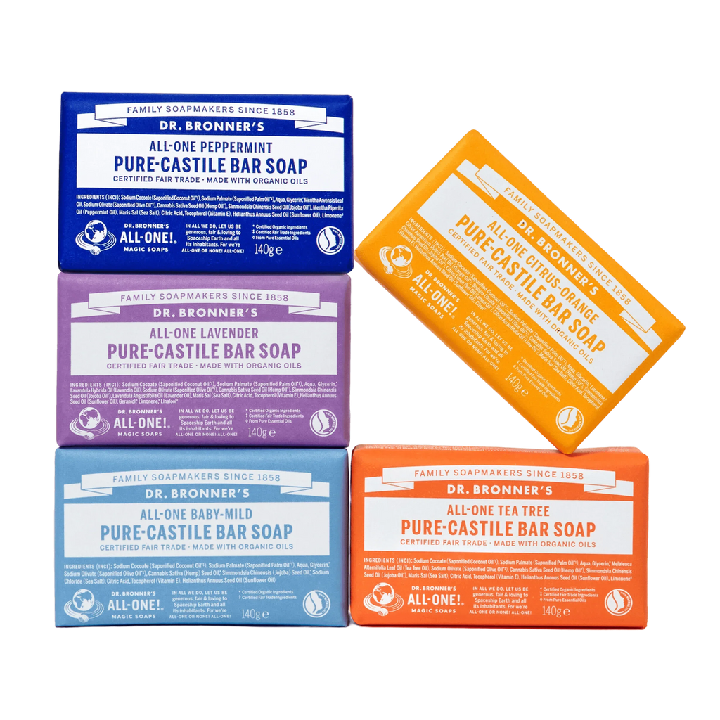 Dr Bronner - Pure Castile Bar Soap 150g (4 Types) – Koreabe
