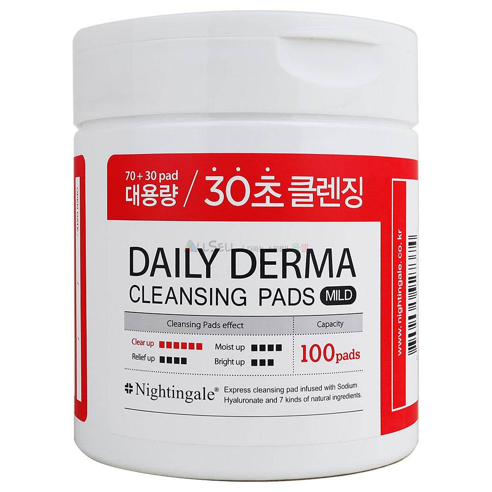 Nightingale - Daily Derma Cleansing Pads Mild 100pads – Koreabe