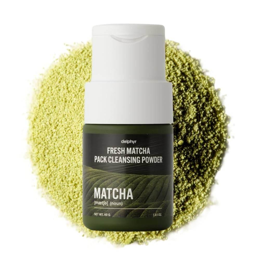 Delphyr - poudre nettoyante de pack de matcha frais 40ml – Koreabe